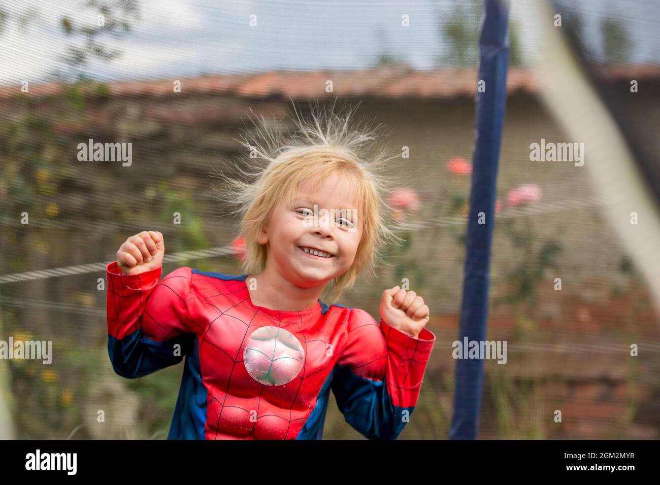 Standing hair from static electricity hi-res stock photography and ...