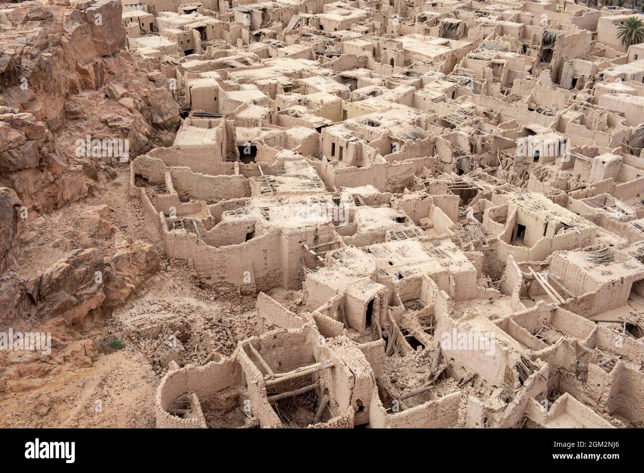 The ancient ruins of AlUla city in the Medina region of Saudi Arabia ...