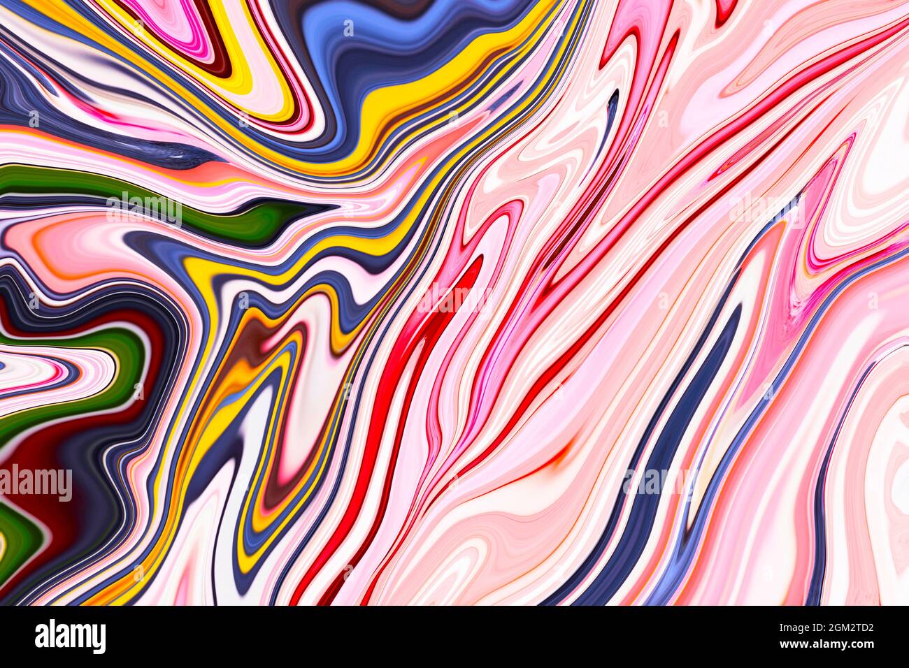 Modern colorful liquid art background. Wave color Liquid shape pink ...