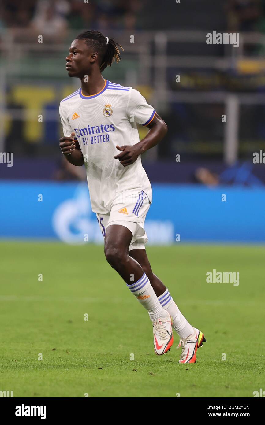 Eduardo Camavinga of Real Madrid CF in action during the UEFA Champions ...