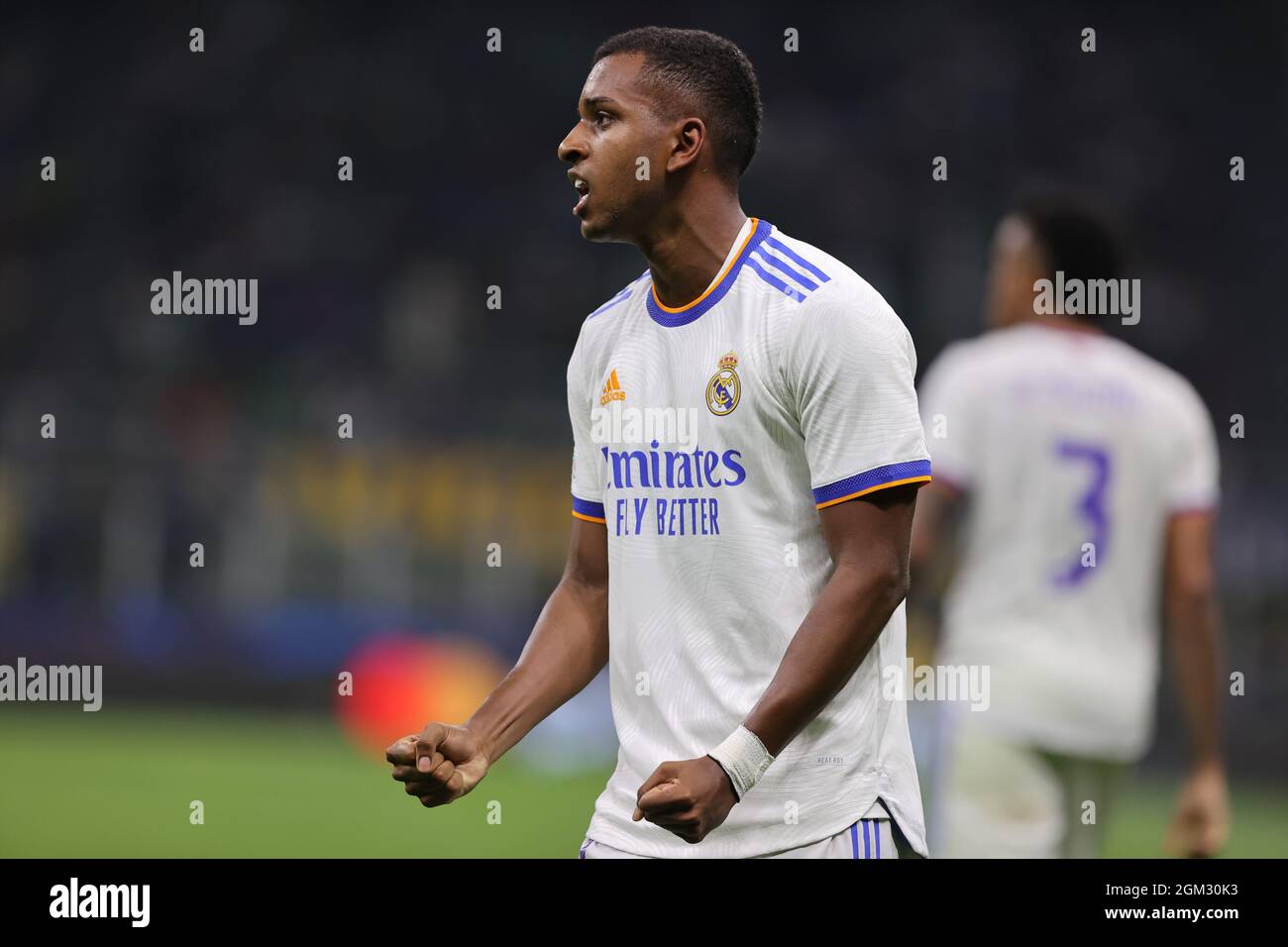 Rodrygo of Real Madrid CF celebrates after scoring a goal during the ...