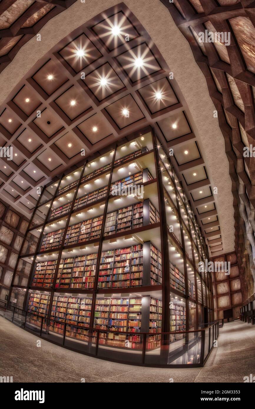 Beinecke Rare Book And Manuscript Library Ii Interior View To Yale