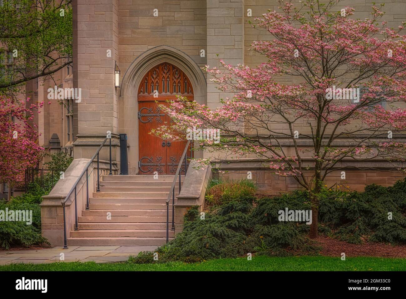 Yale University Sheffield-Sterling-Strathcona Hall - Exterior view to ...