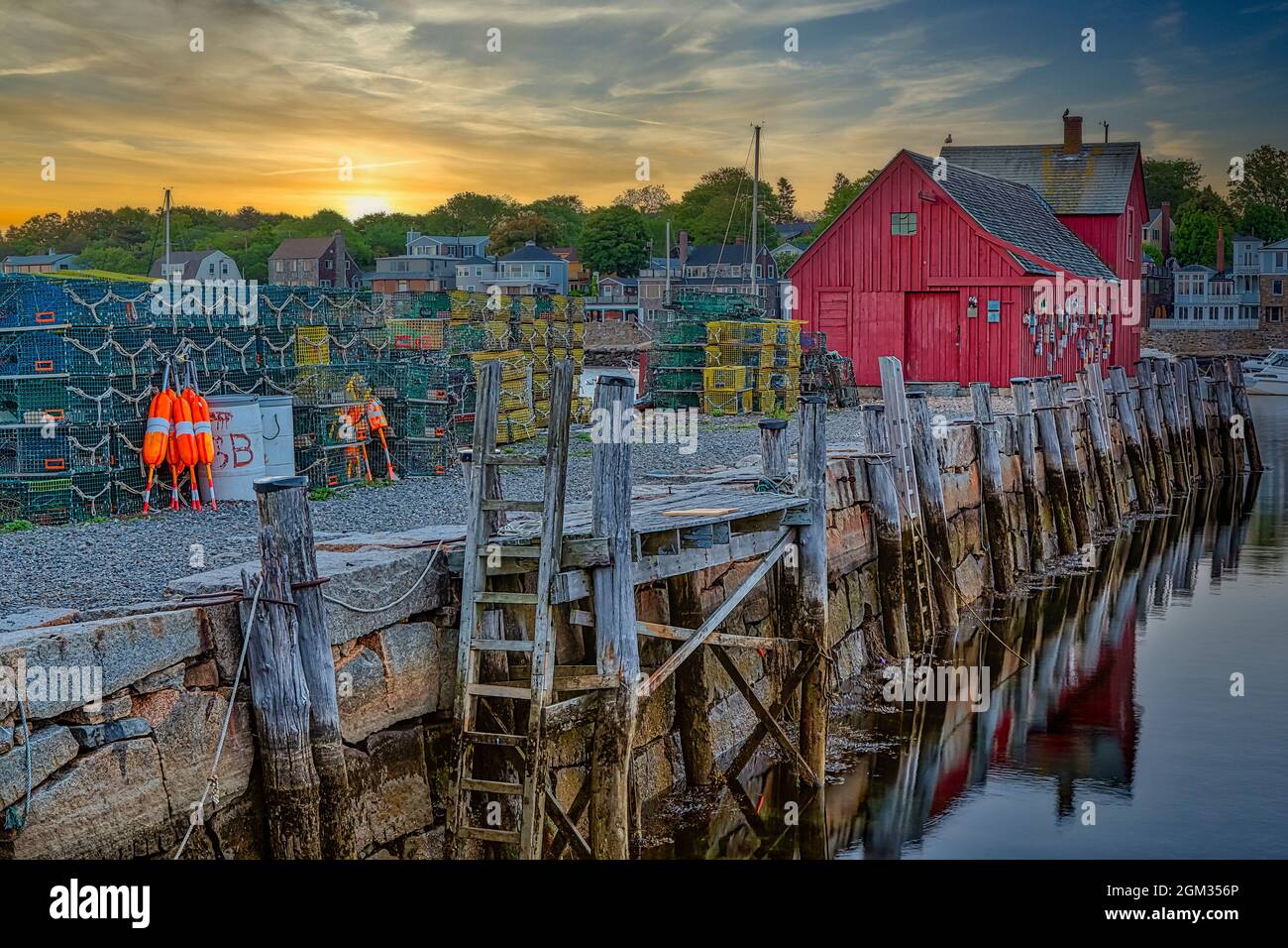 Sunrise At Motif Number One - New England's iconic landmark of Bradley ...
