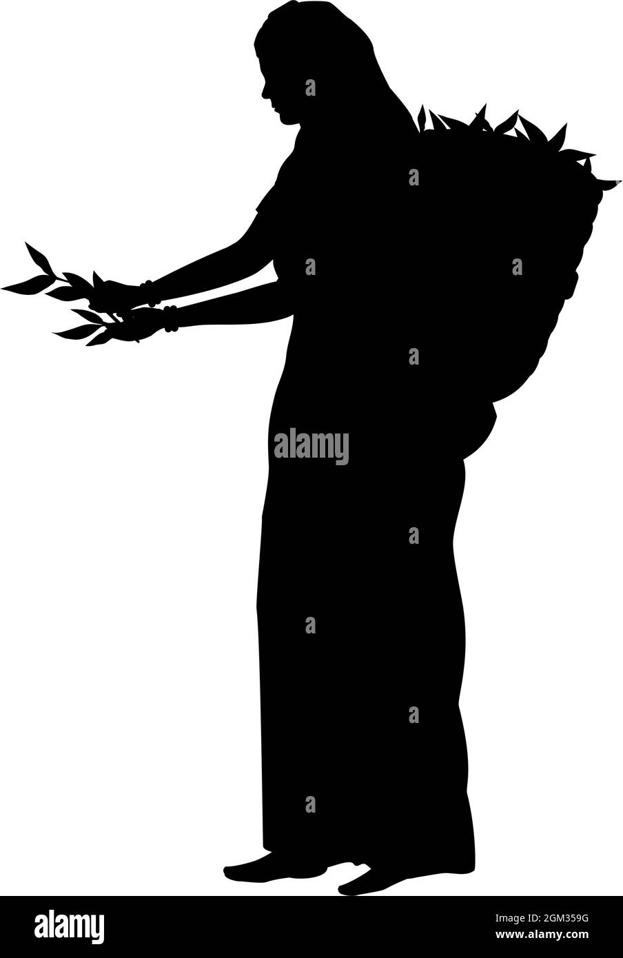 Assam tea plantation Stock Vector Images - Alamy
