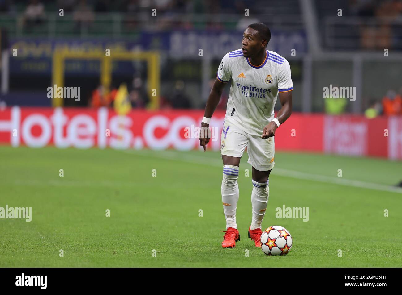 David Alaba of Real Madrid CF in action during the UEFA Champions ...