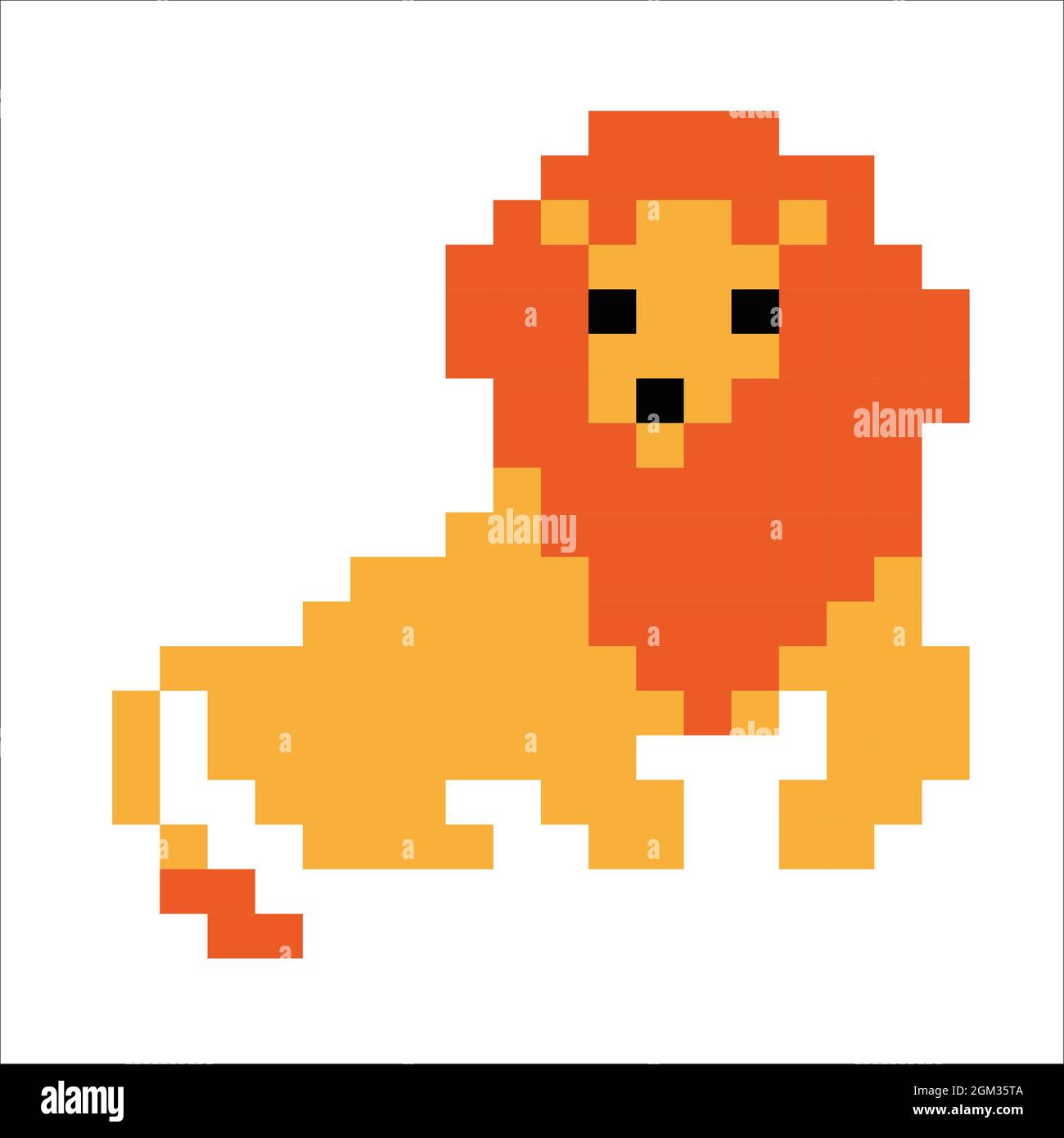 Happy cartoon lion sign hi-res stock photography and images - Alamy