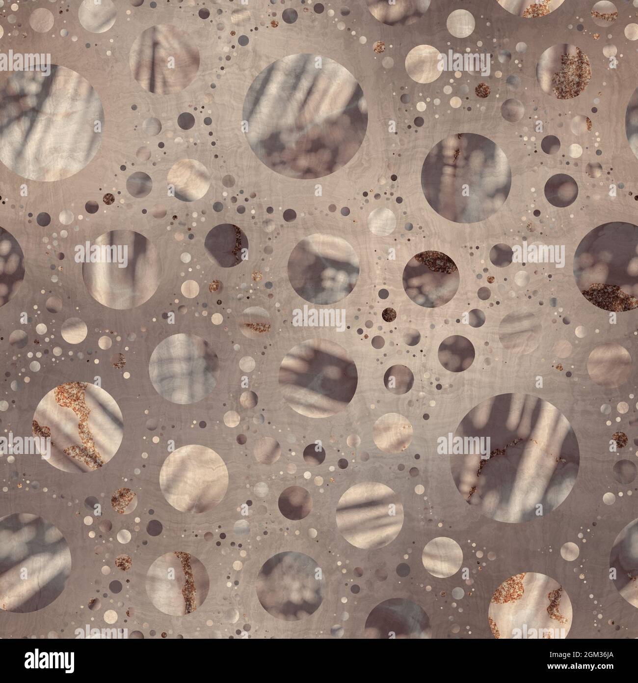 Seamless abstract textured circle pattern for surface print Stock Photo ...