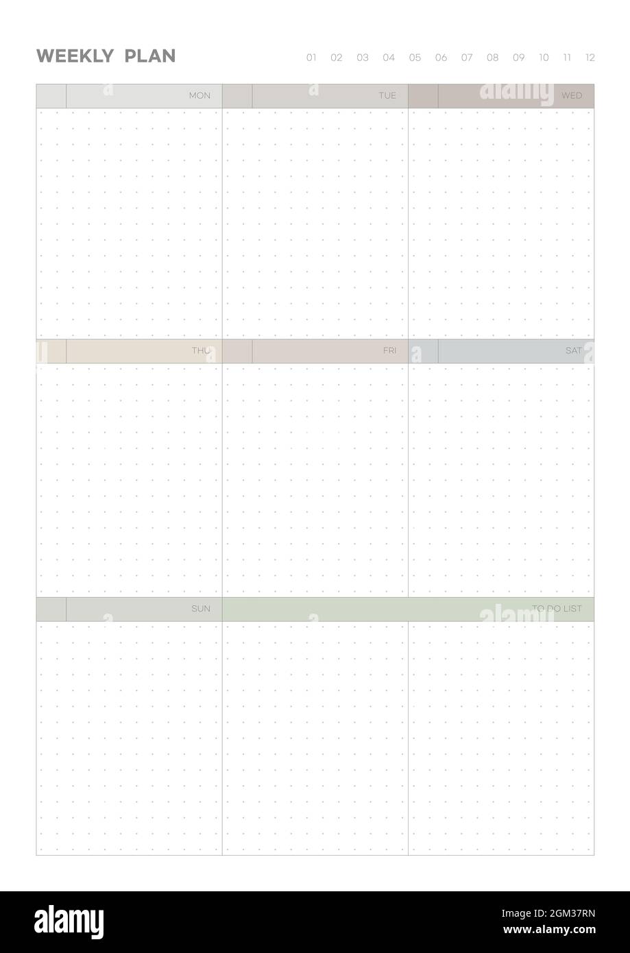 Note, scheduler, diary, calendar planner document template illustration ...