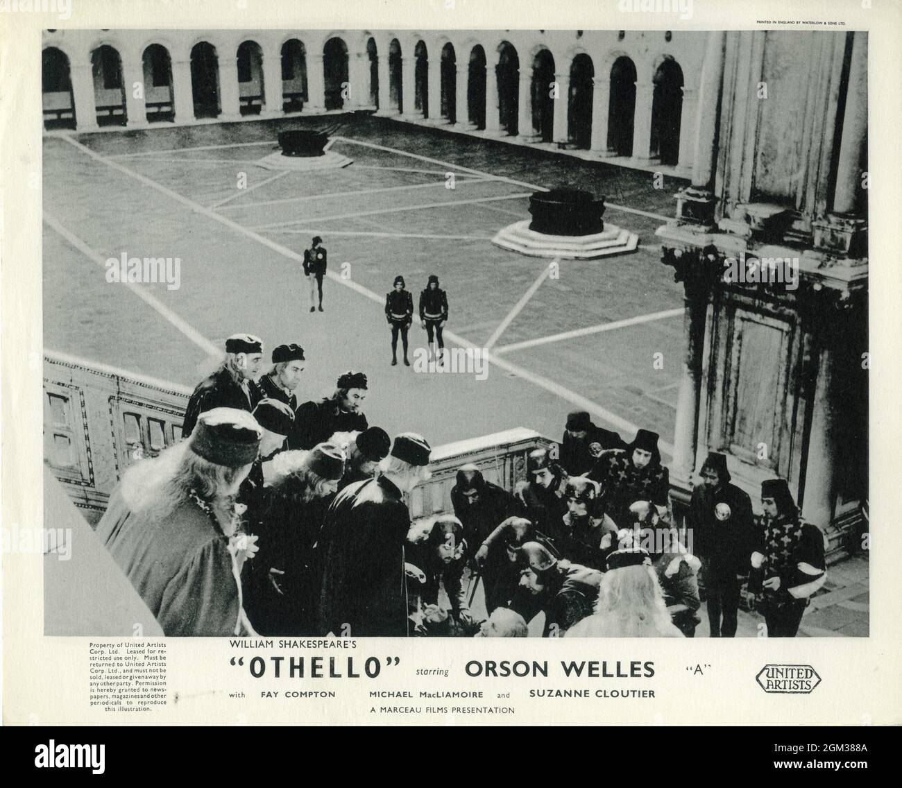 Scene from OTHELLO 1951 director ORSON WELLES play by William ...