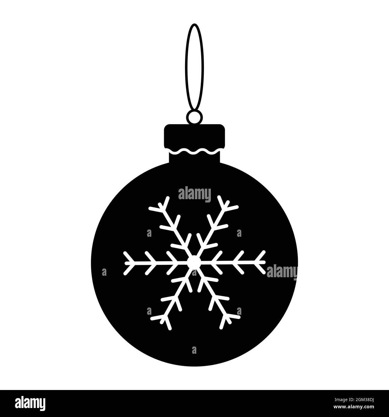 Christmas ball icon vector illustration isolated on white background ...