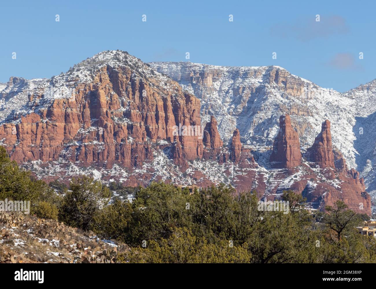 Scenic Winter Landscape in Sedona Arizona Stock Photo - Alamy