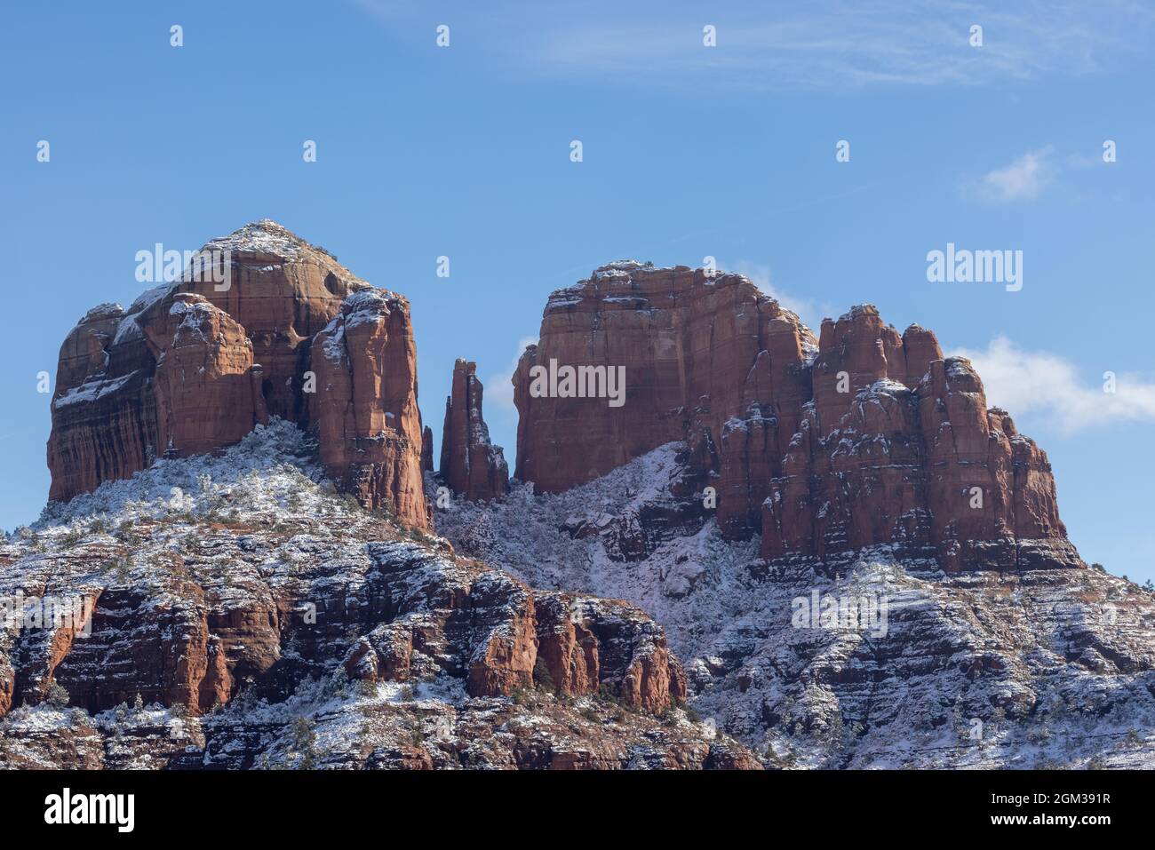 Scenic Winter Landscape in Sedona Arizona Stock Photo - Alamy