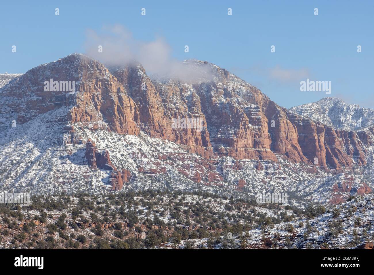 Scenic Winter Landscape in Sedona Arizona Stock Photo - Alamy