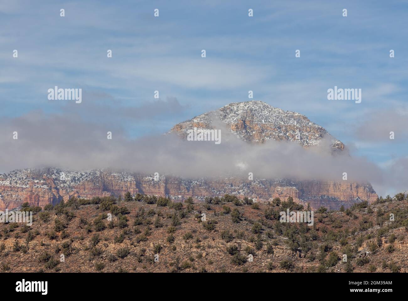 Scenic Winter Landscape in Sedona Arizona Stock Photo - Alamy
