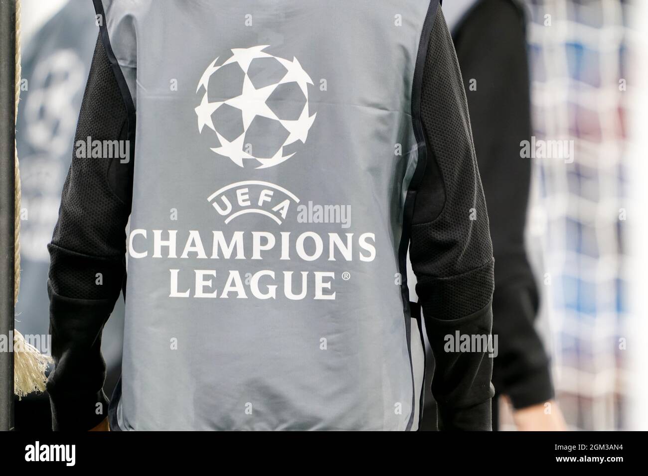 Boy with soccer ball bib hi-res stock photography and images - Alamy