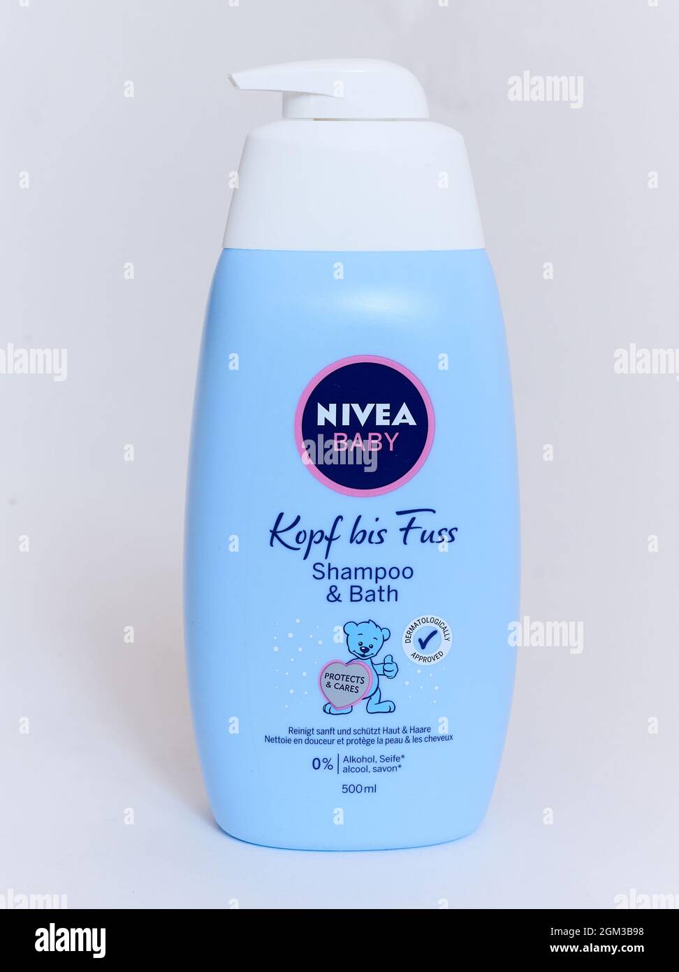 Berlin, Germany. 24th Aug, 2021. Shampoo from the Nivea product range ...