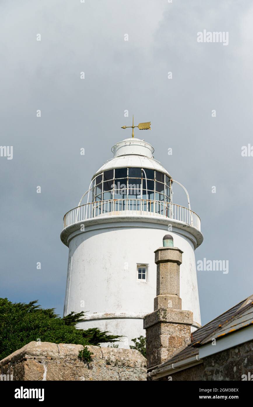 St Agnes Lighthouse, St Agnes, Isles of Scilly Stock Photo - Alamy