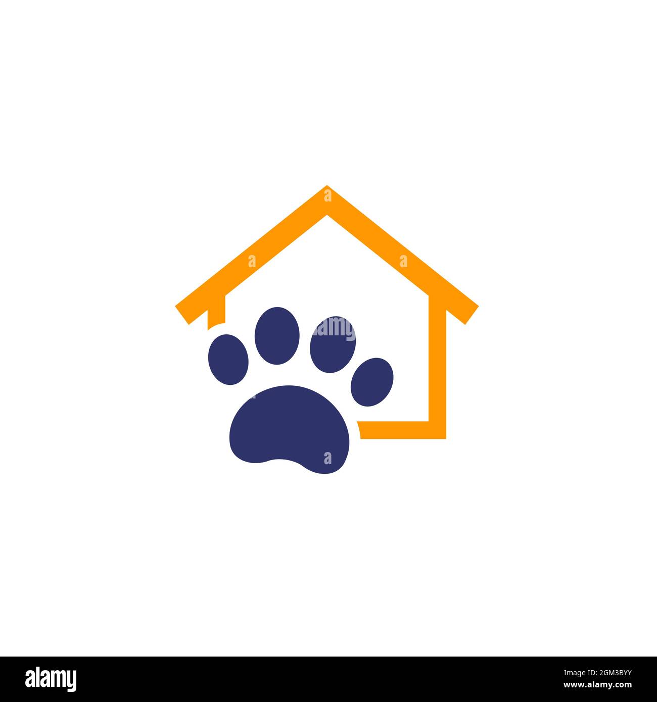 Pet house logo hi-res stock photography and images - Alamy