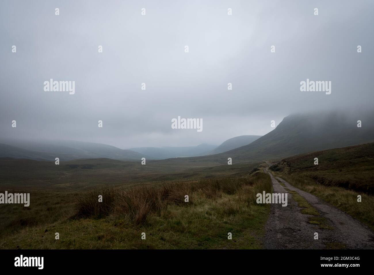 Remote road in the Scottish Highlands Stock Photo - Alamy
