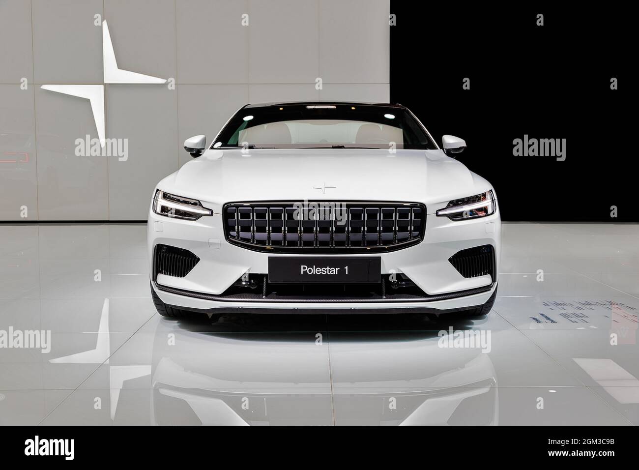 Polestar 1 electric car showcased at the IAA Mobility motor show in ...