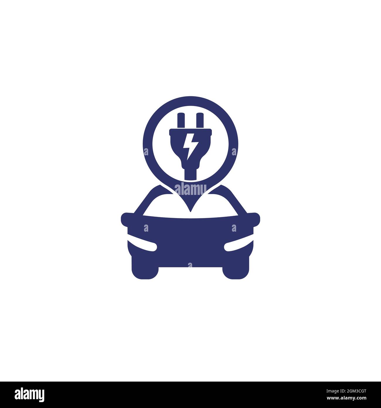 Ev charger logo Stock Vector Images - Alamy