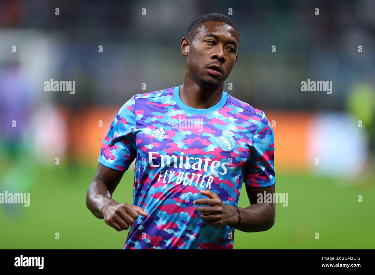 David Alaba of Real Madrid Cf during warm up before the Uefa Champions ...
