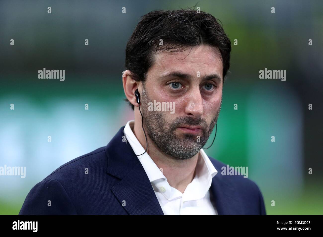 Diego Milito former player of Fc Internazionale looks on during the ...