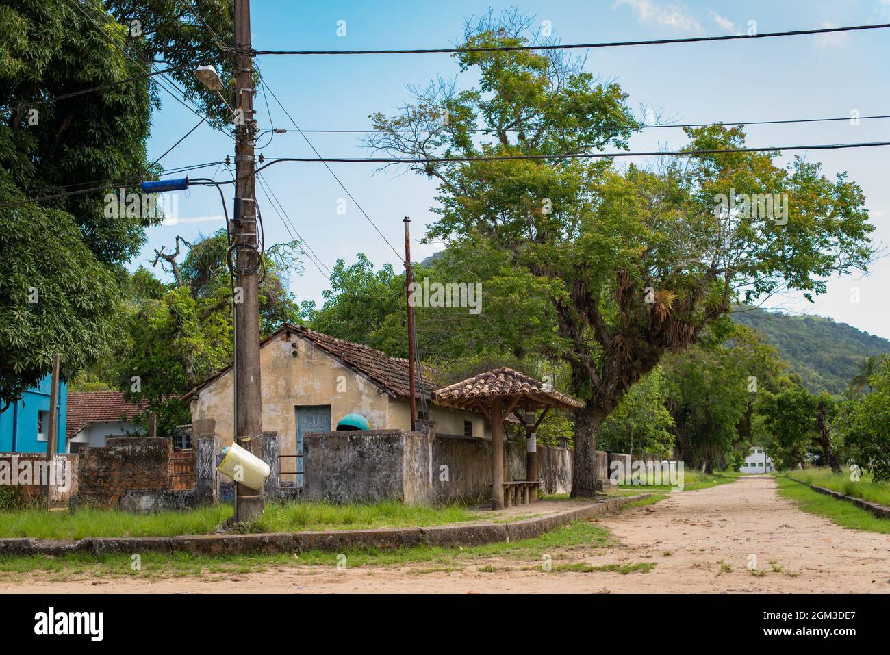 Small historic village Dois Rios is an isolated living area in the ...
