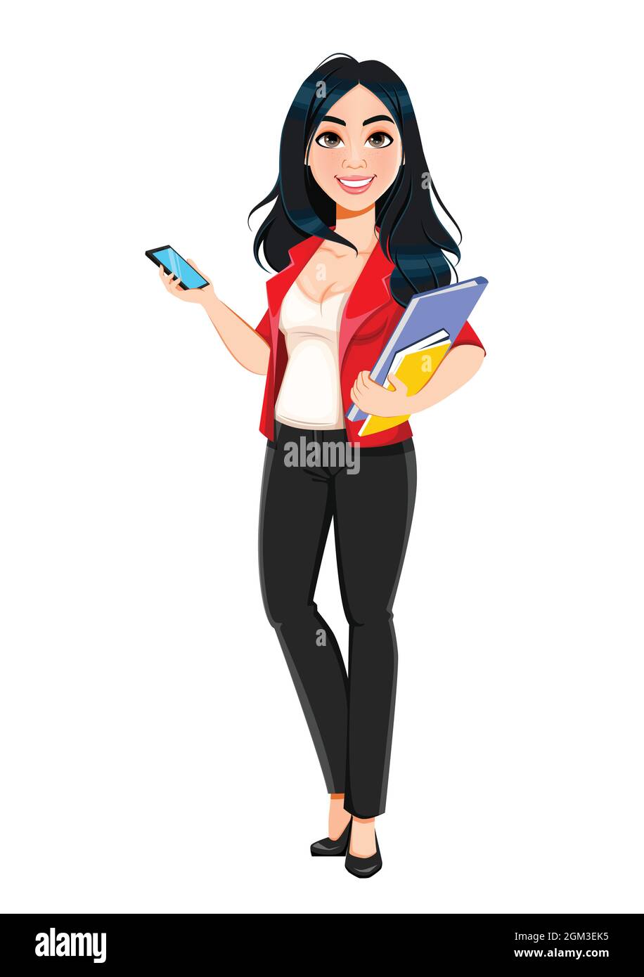 Business woman, manager, banker, beautiful successful girl ...