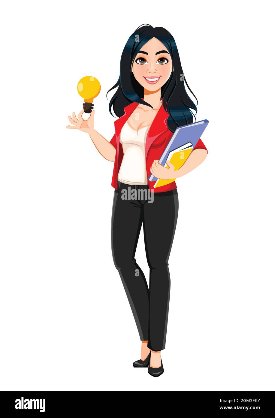 Business woman, manager, banker, beautiful successful girl ...