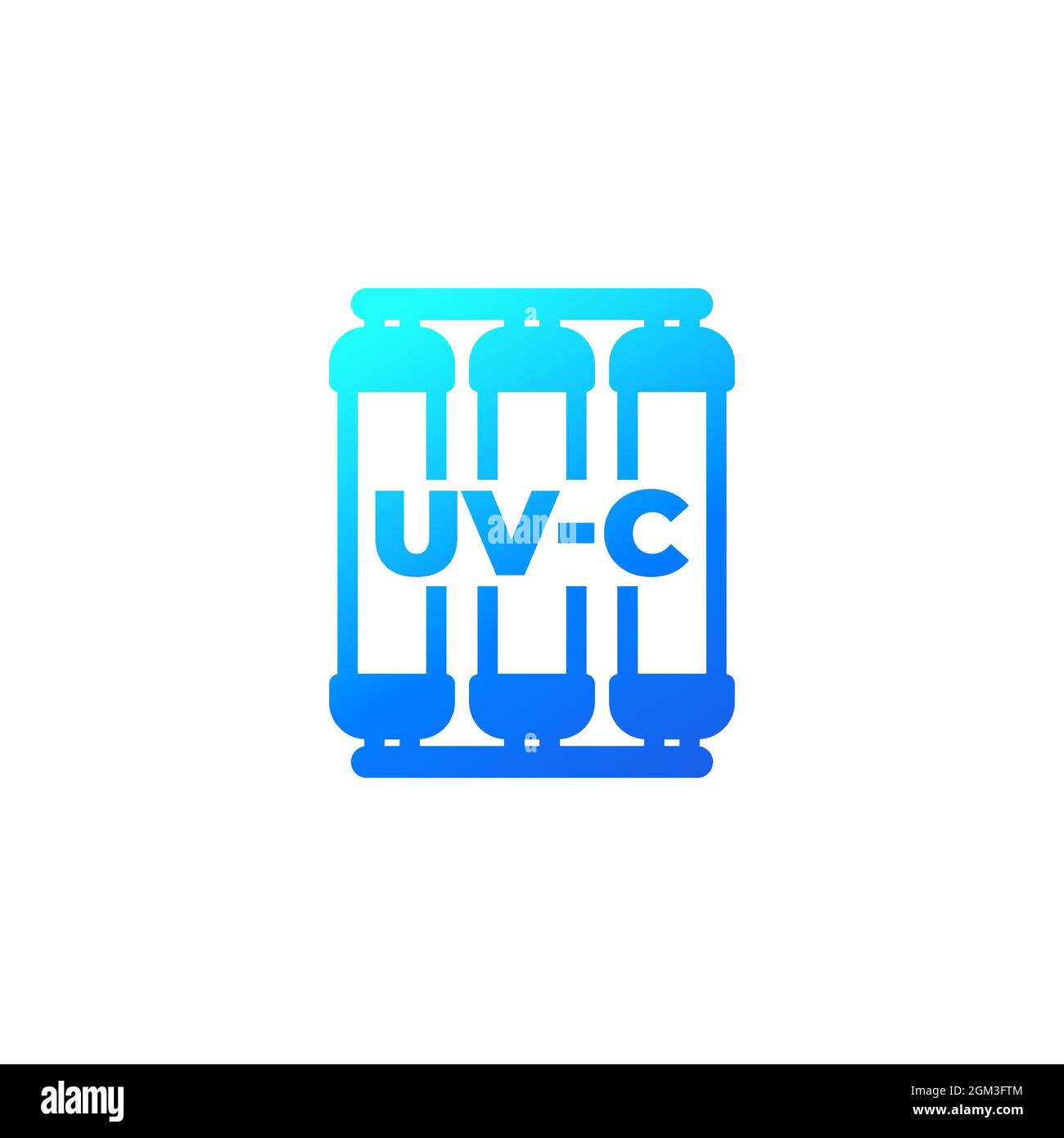 UV-C light lamps icon on white, vector Stock Vector Image & Art - Alamy