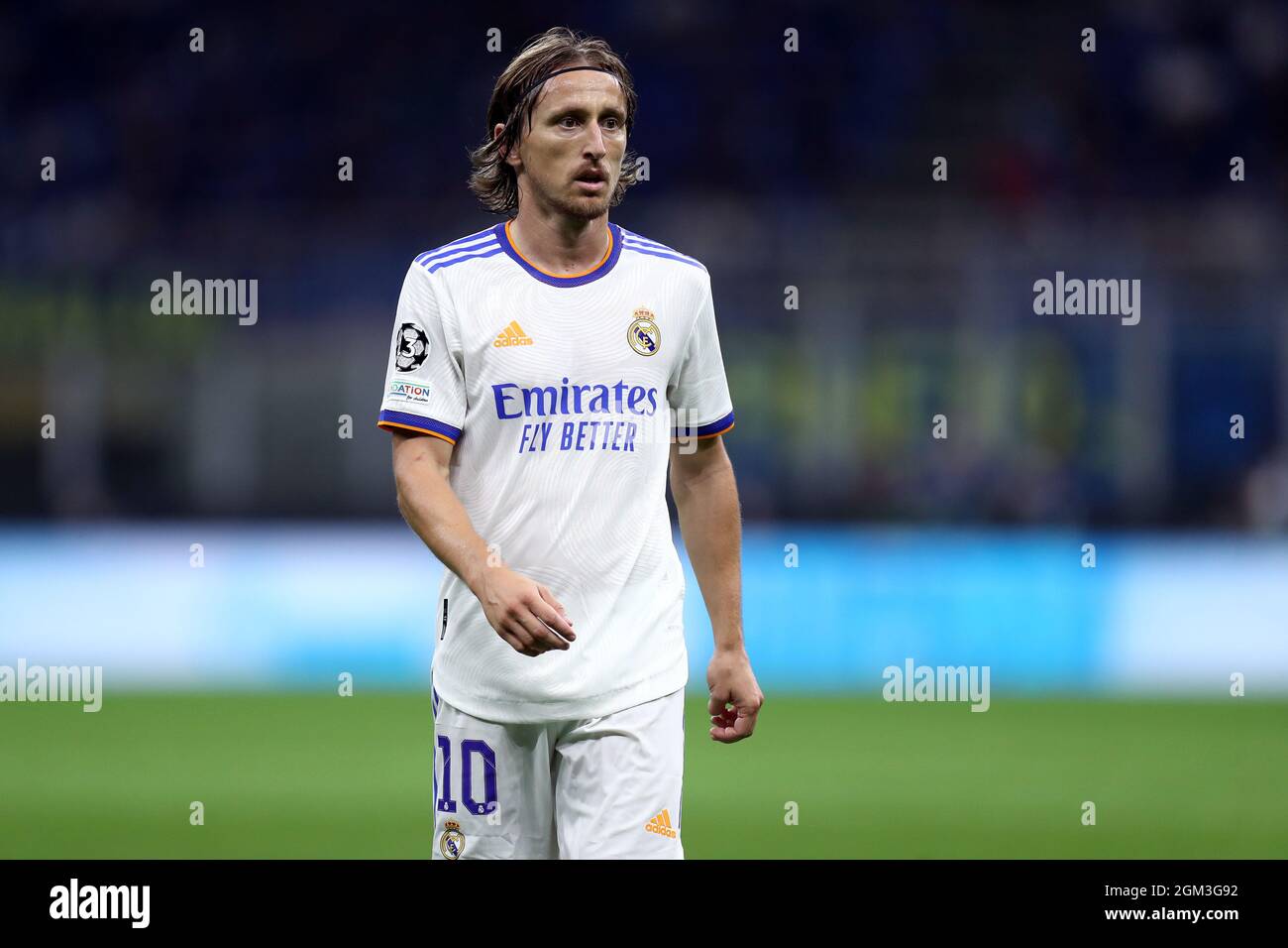 Luka Modric of Real Madrid Cf looks on during the Uefa Champions League ...