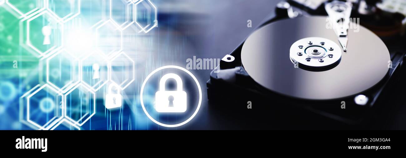 Computer accessories. The disassembled hard drive. Repair components PC ...