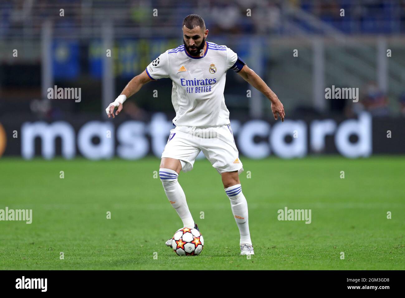 Karim Benzema of Real Madrid Cf in action during the Uefa Champions ...