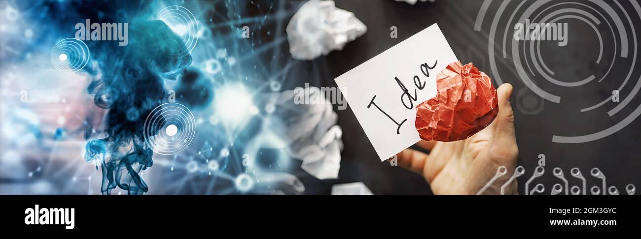 Colored pieces of paper. The concept of creativity and formation of ...