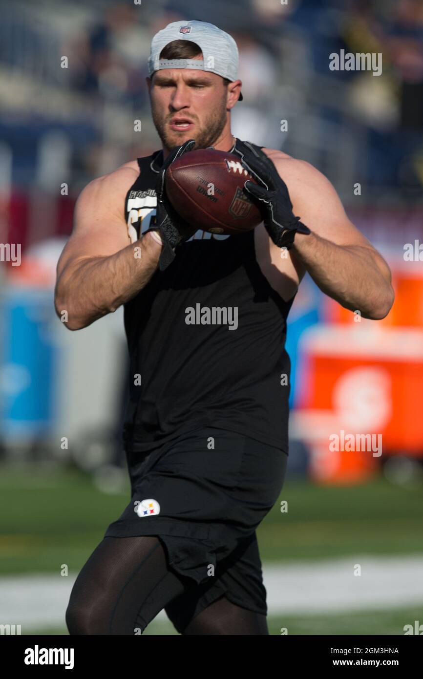 Pittsburgh Steelers linebacker TJ Watt (90) at warmups period before ...