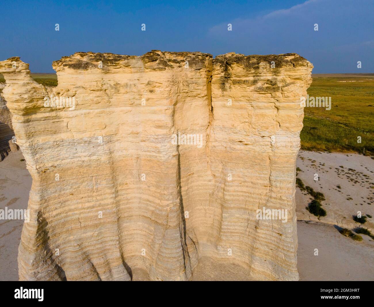 Monument Rocks National Natural Landmark, an area of eroded chalk ...