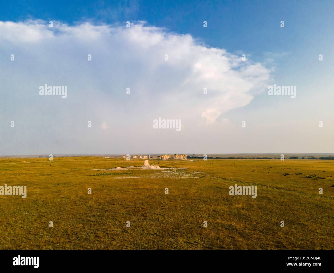 Kansas prairie aerial view hi-res stock photography and images - Alamy