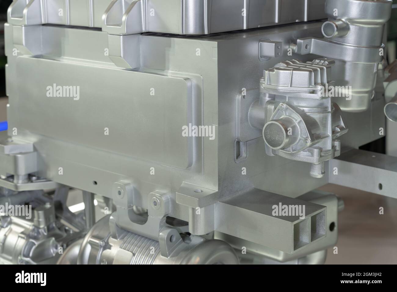 Closeup shot of a modern electric car engine Stock Photo - Alamy