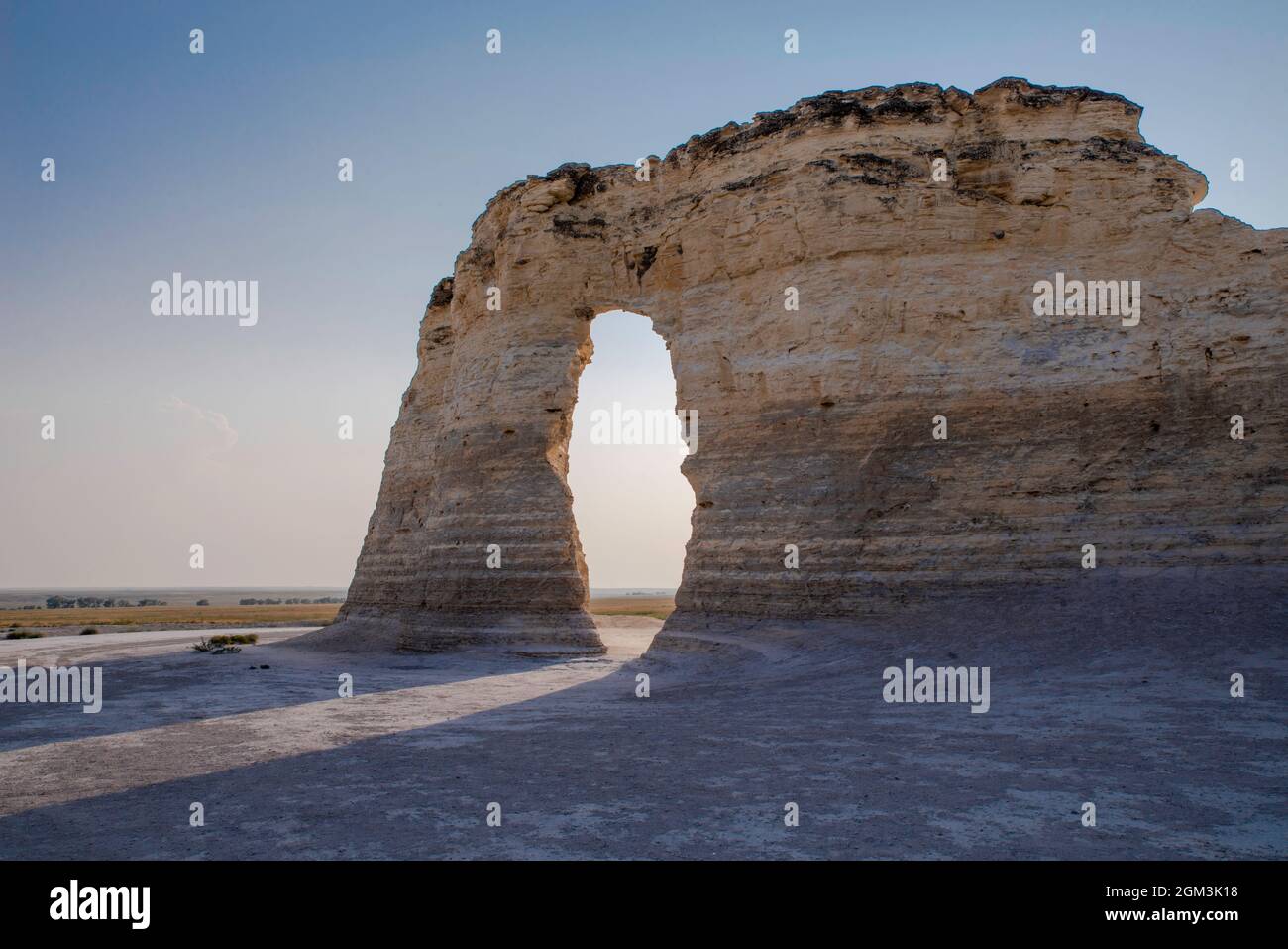 Monument Rocks National Natural Landmark, an area of eroded chalk ...