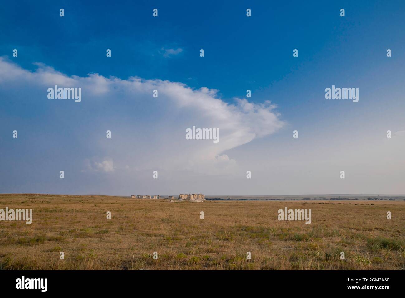 Monument Rocks National Natural Landmark, an area of eroded chalk ...