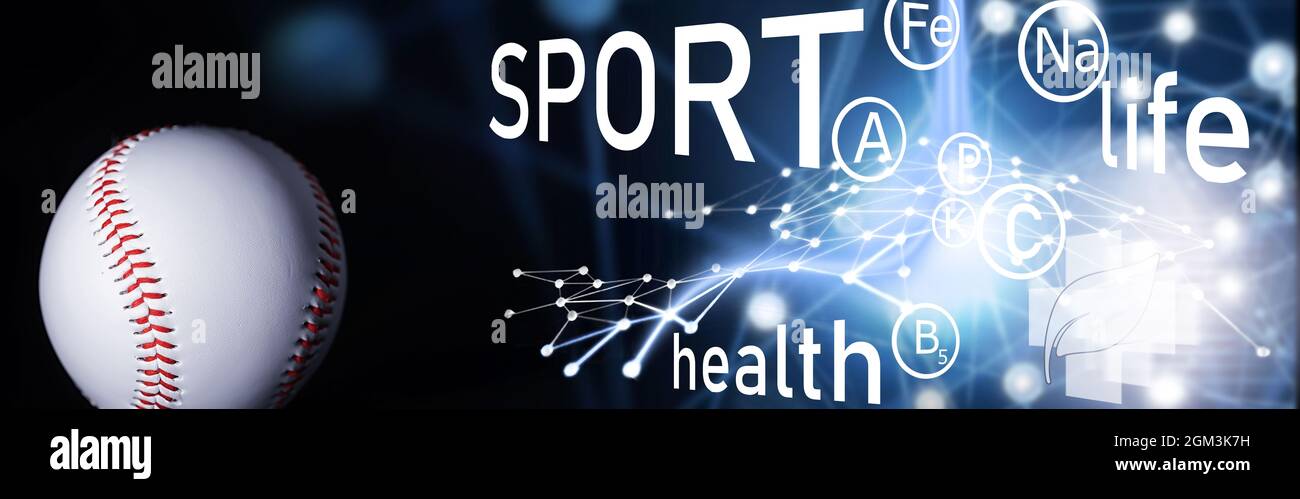 American traditional sports game. Baseball. Concept. Baseball ball and ...