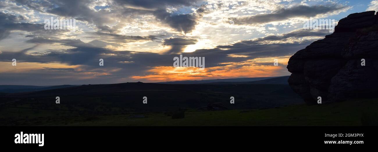 Saddle Tor 070921 Stock Photo - Alamy