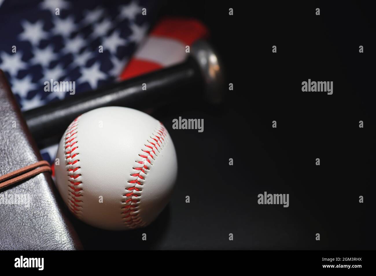 American traditional sports game. Baseball. Concept. Baseball ball and ...