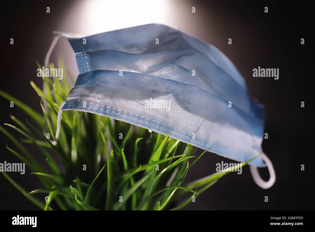 Sanitary bandage blue background hi-res stock photography and images ...