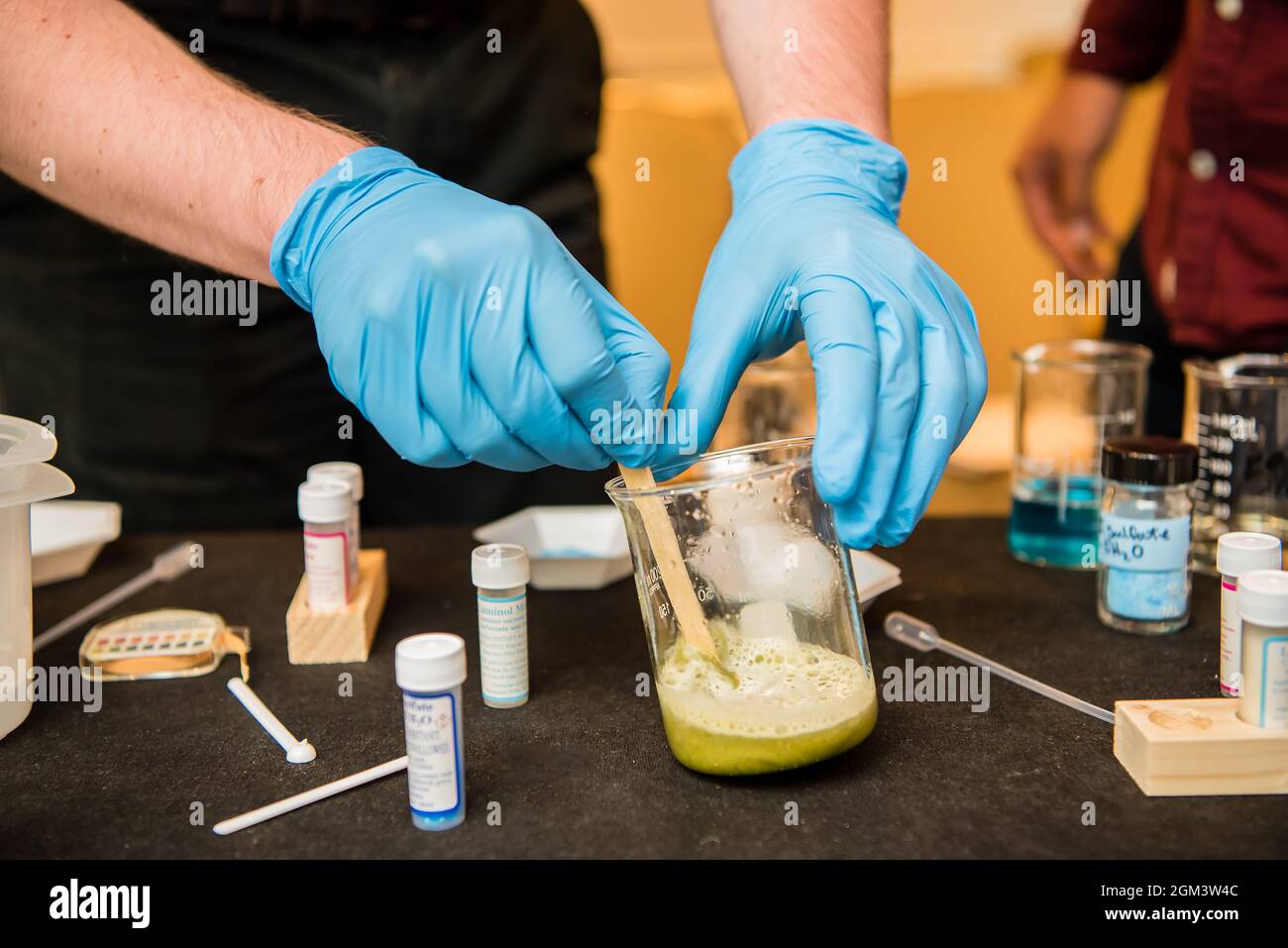 School children hands up classroom hi-res stock photography and images ...