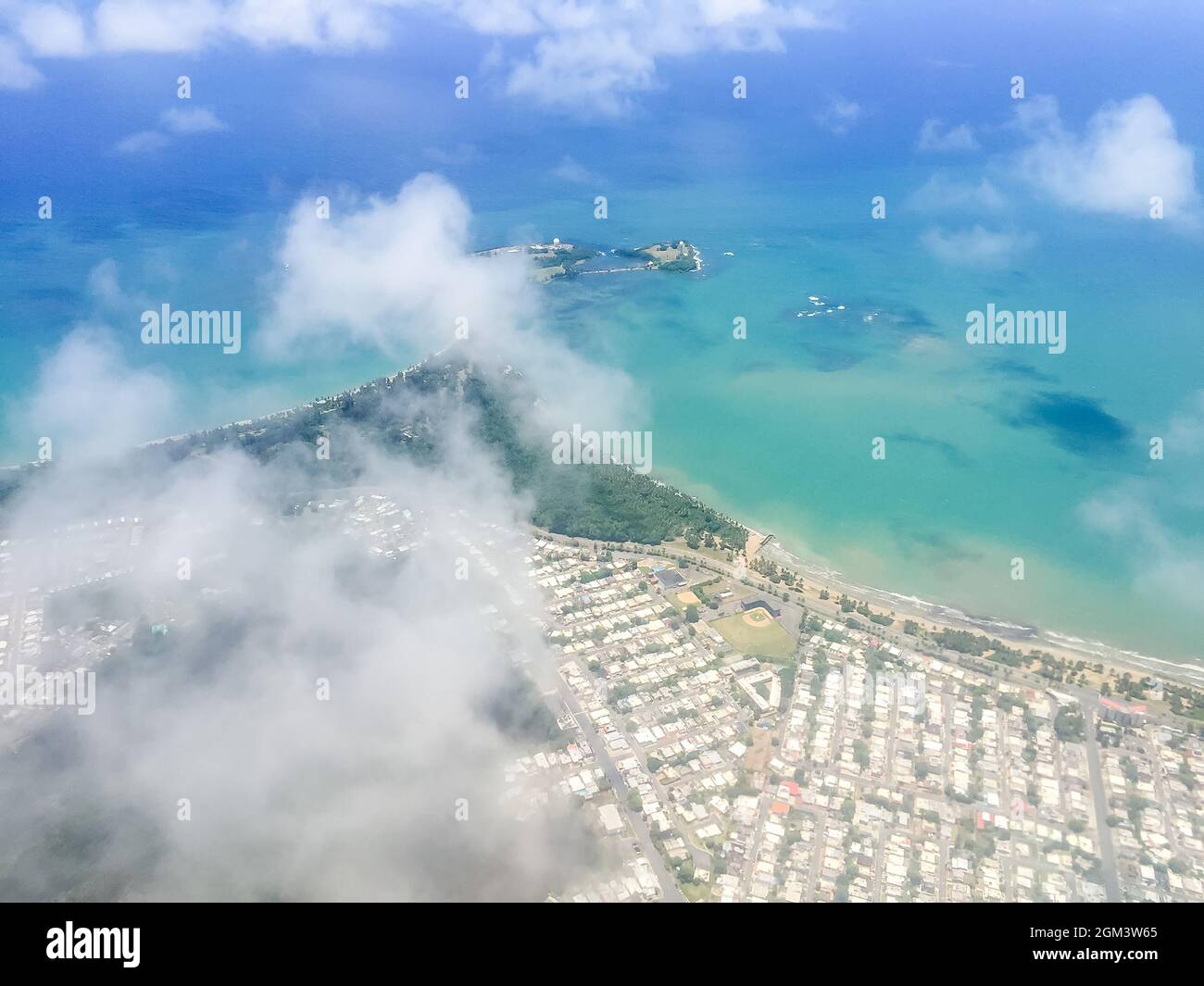 View of cityscape and landscape the island Puerto Rico Stock Photo - Alamy