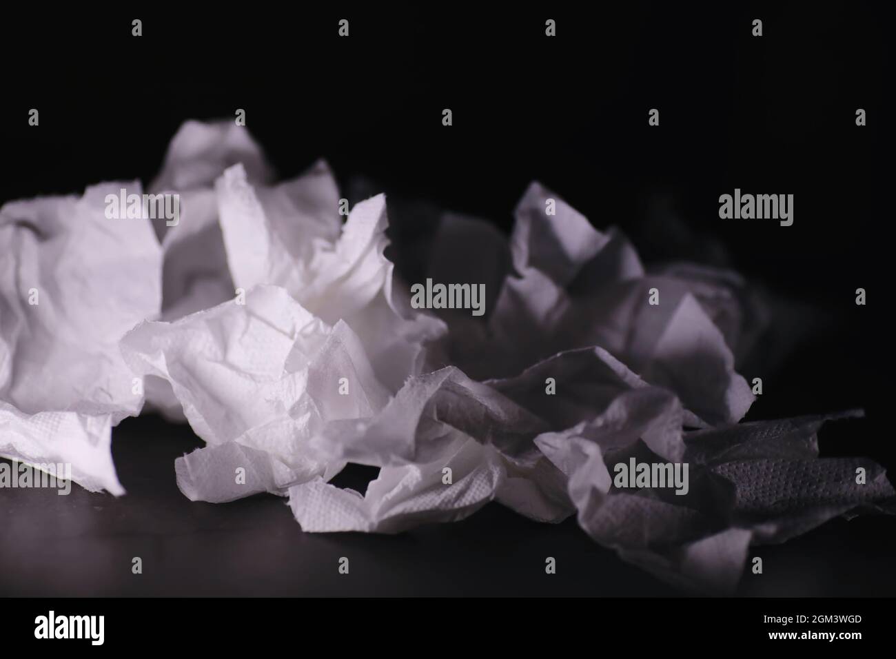 Personal protective equipment. Disposable medical mask. Gauze bandage ...