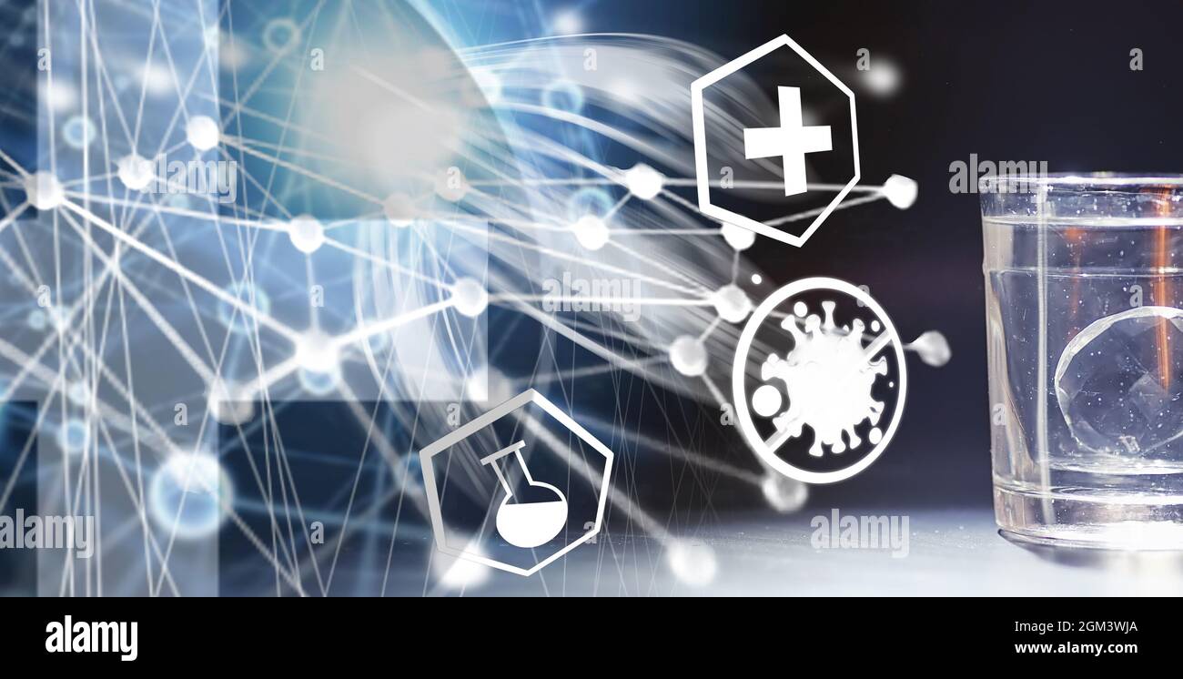 Water soluble tablets. The medicine is soluble. Anti-hangover ...